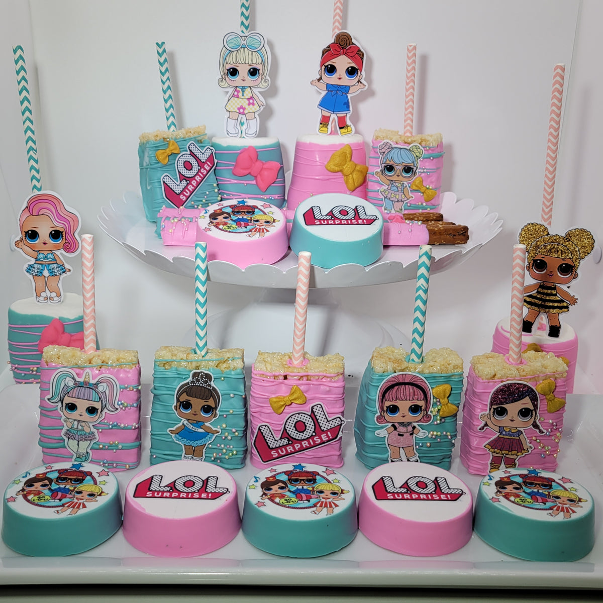 LOL Surprise inspired themed chocolate treats bundle. Party favors. 48 ...